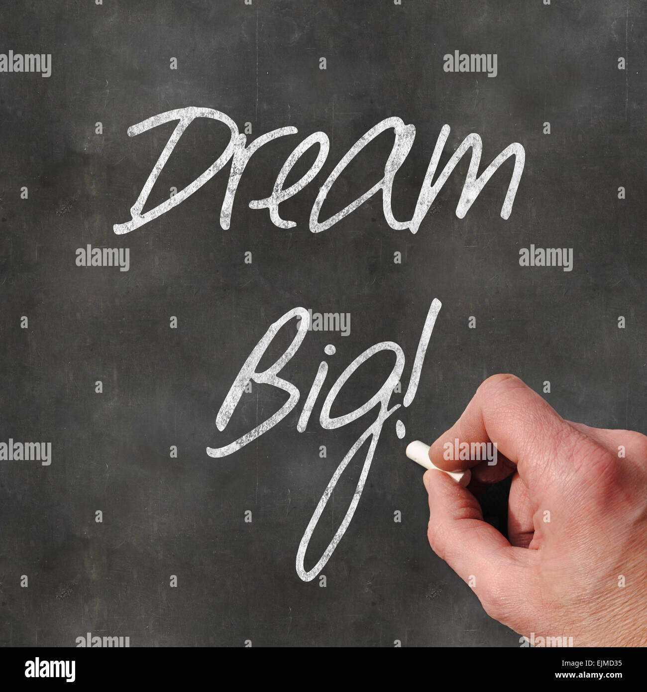 A Colourful 3d Rendered Concept Illustration showing Dream Big written ...