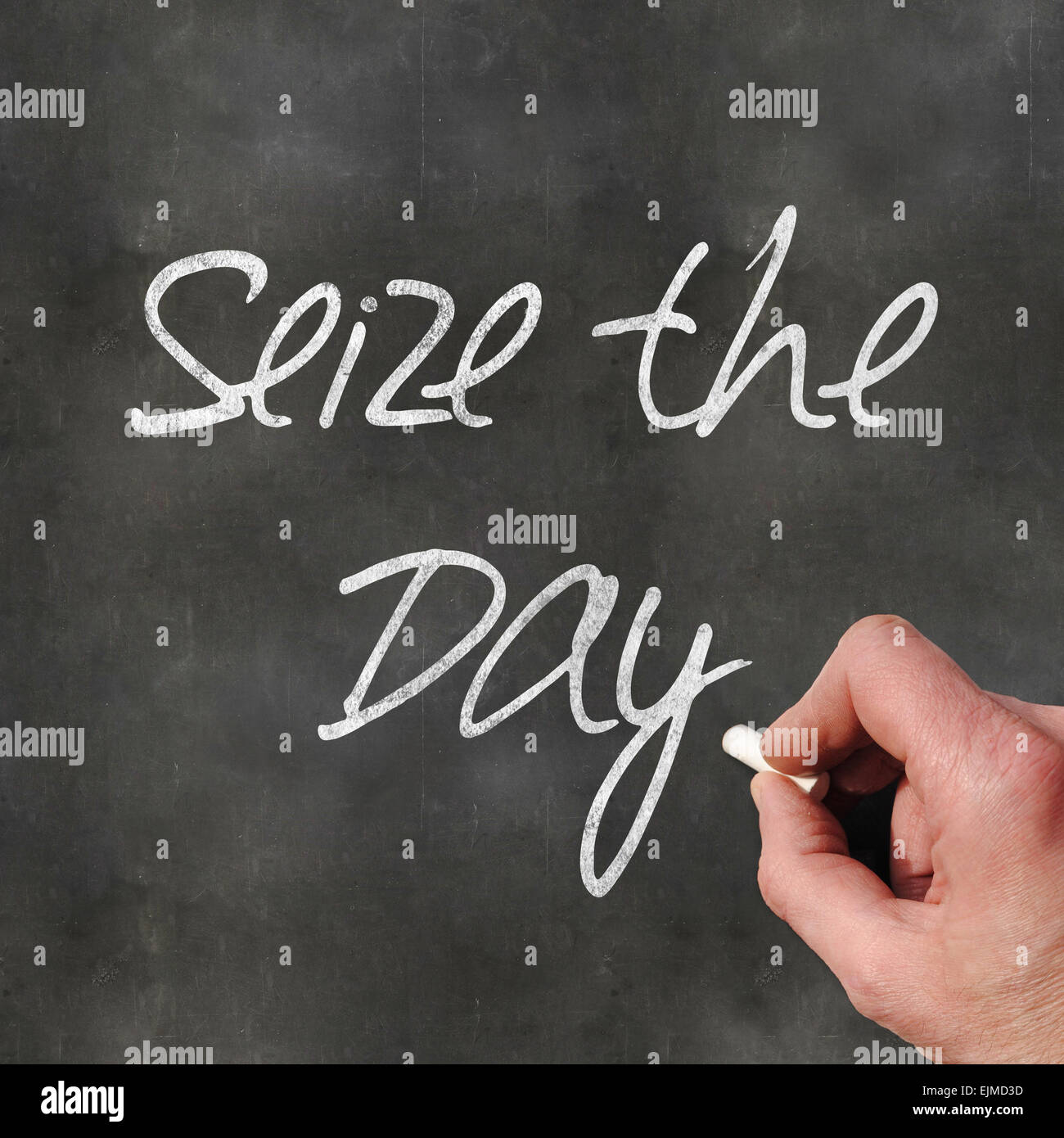 A Colourful 3d Rendered Concept Illustration showing Seize the Day ...