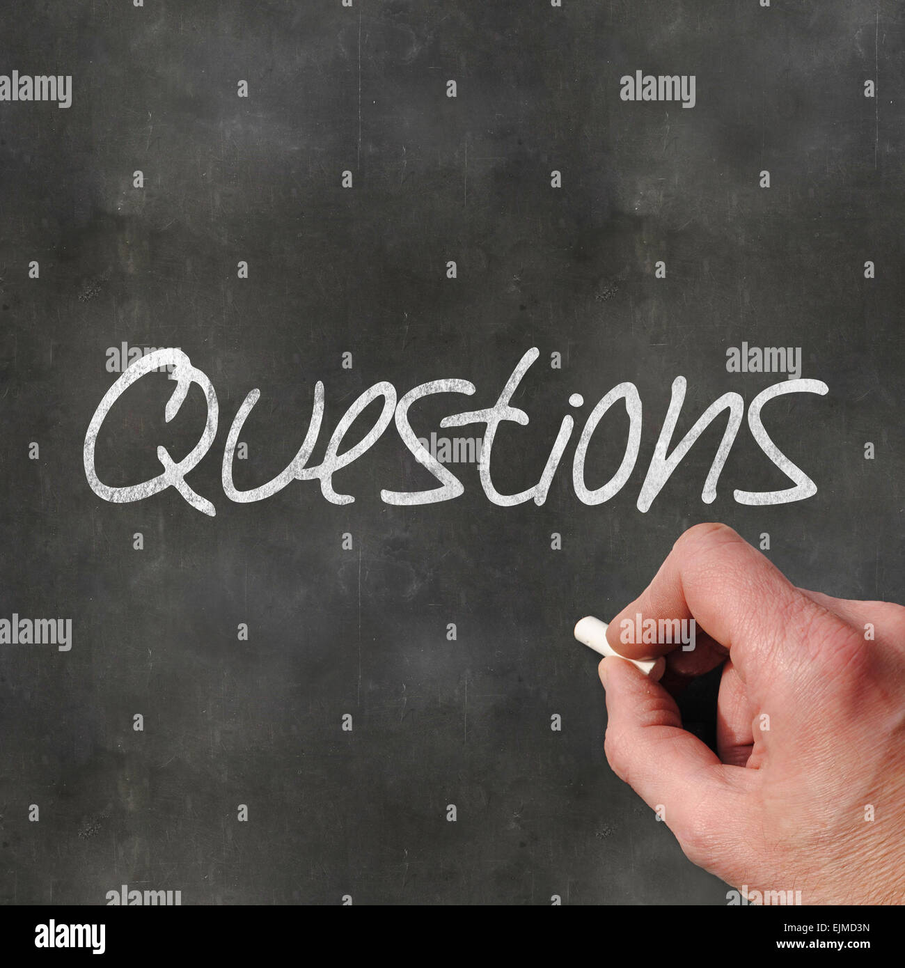 A Colourful 3d Rendered Concept Illustration showing Questions written ...