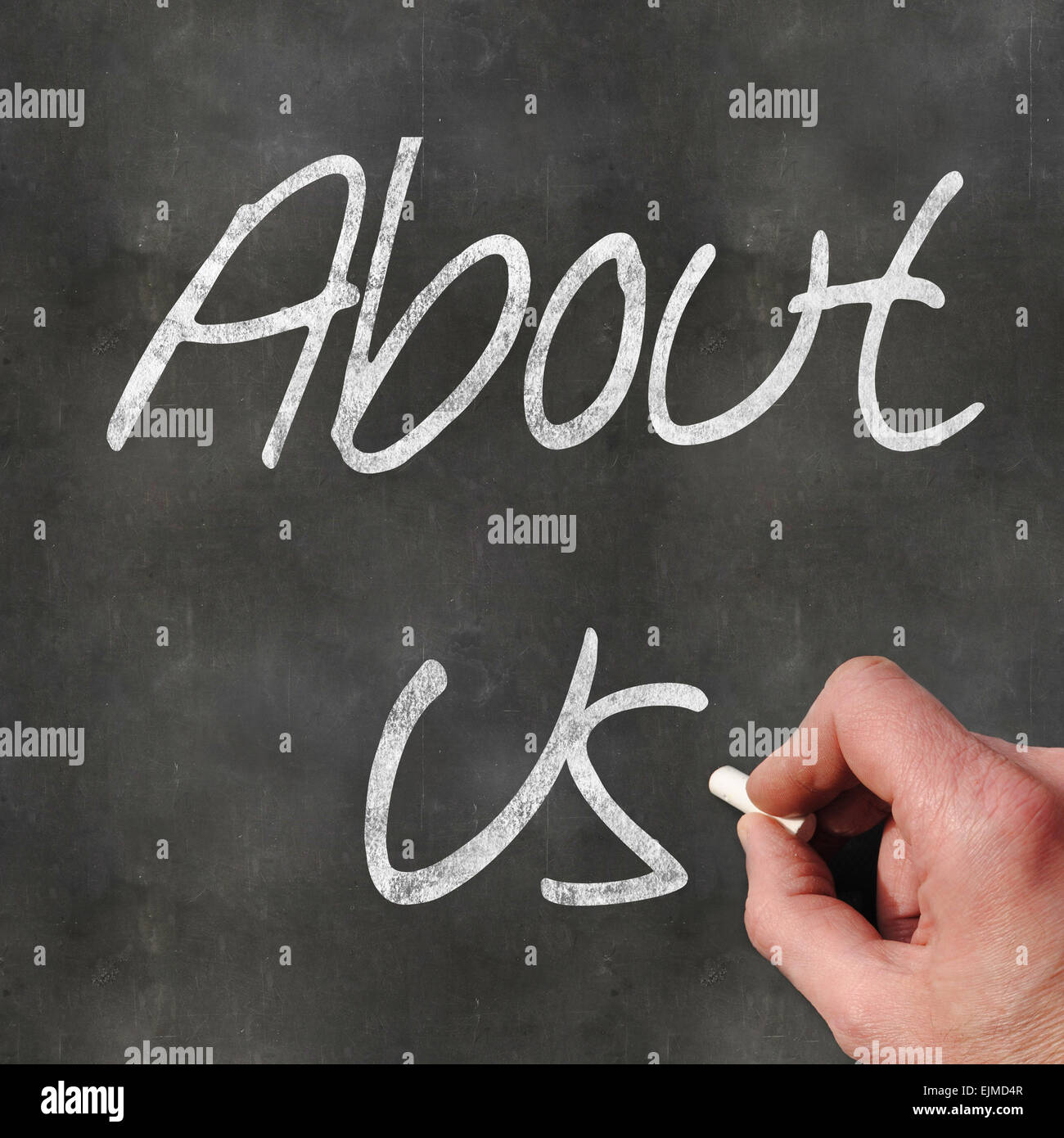 A Colourful 3d Rendered Concept Illustration showing About Us written ...