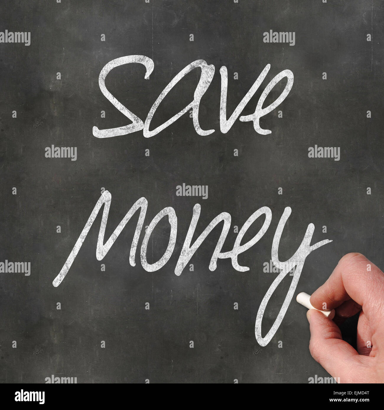 A Colourful 3d Rendered Concept Illustration showing Save Money written ...