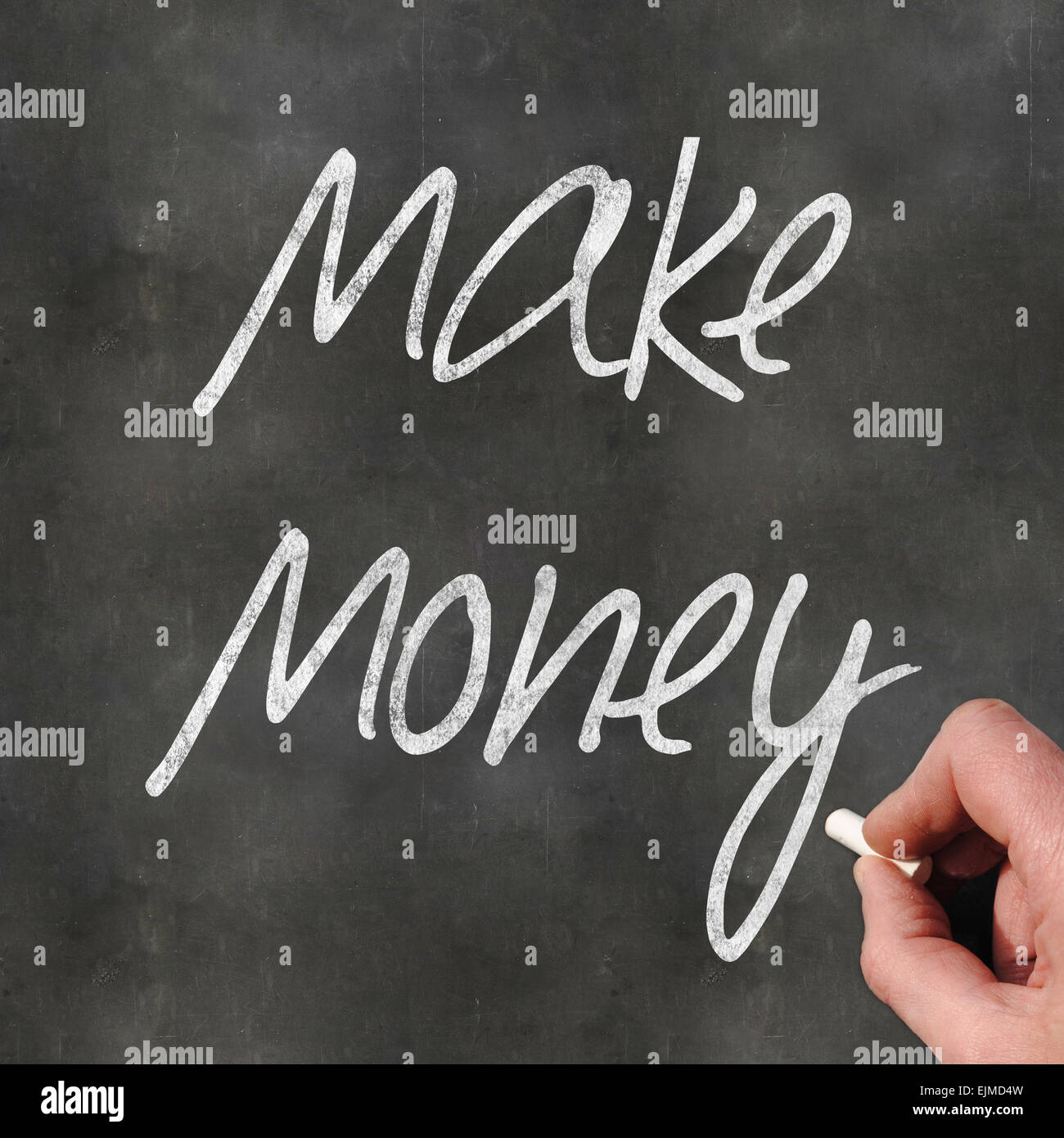 A Colourful 3d Rendered Concept Illustration showing Make Money written ...