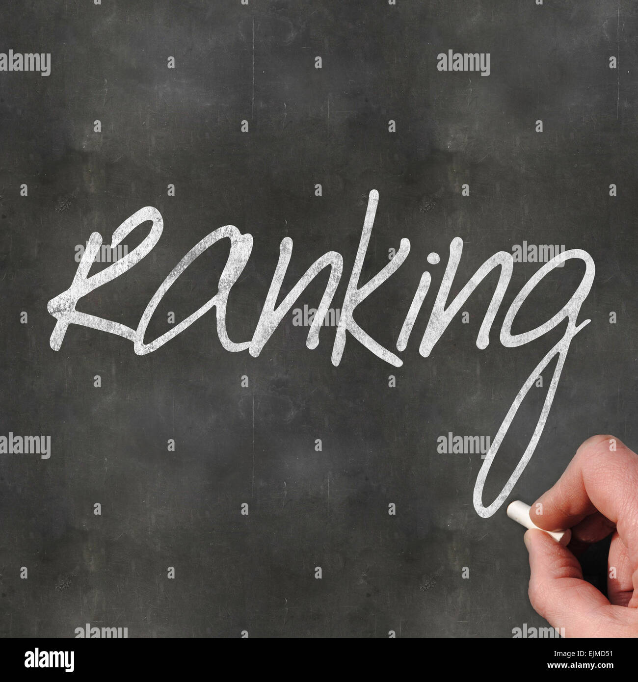 A Colourful 3d Rendered Concept Illustration showing Ranking written on ...