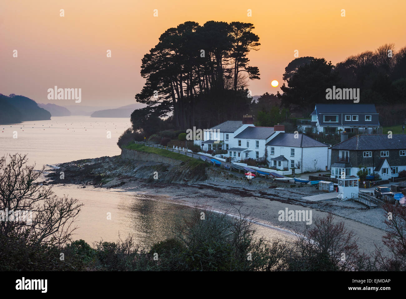 Helford passage village hi-res stock photography and images - Alamy