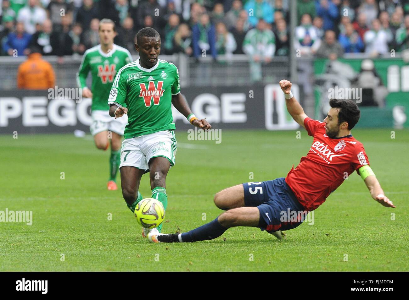 Max Alain GRADEL/Marko BASA - 22.03.2015 - Saint Etienne/Lille - 30eme ...