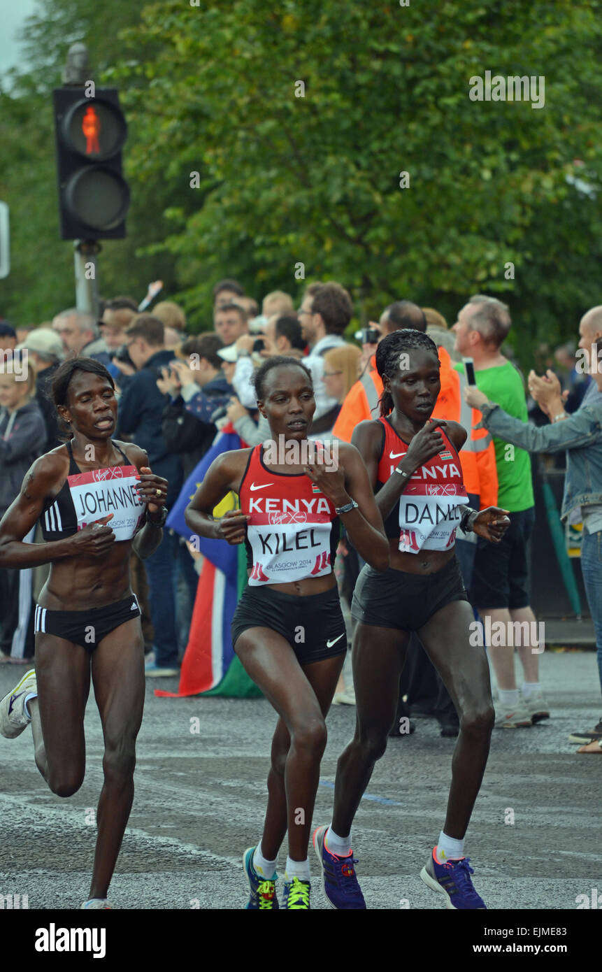 Daniel - Gold, Kilel - Silver (both Kenya) and Johannes running the ...