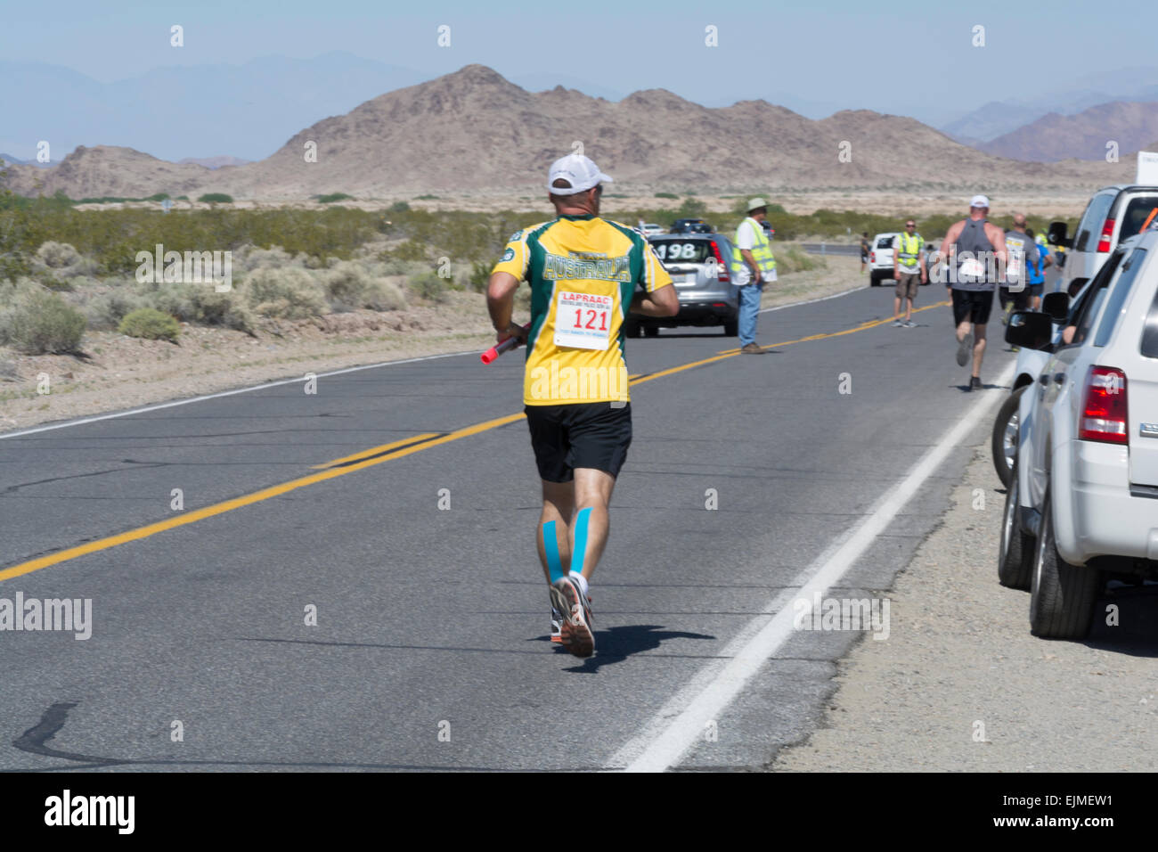 Baker, California, USA. 28th March, 2015. Queensland Police Officer ...