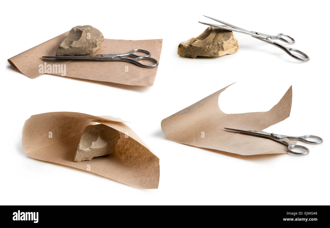 Scissors paper stone hi-res stock photography and images - Alamy