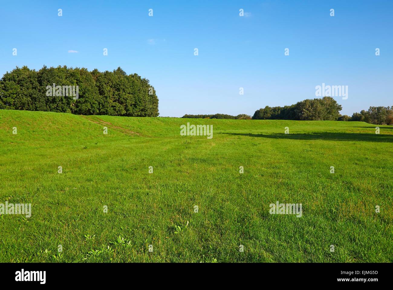 Flat grass field hi-res stock photography and images - Alamy