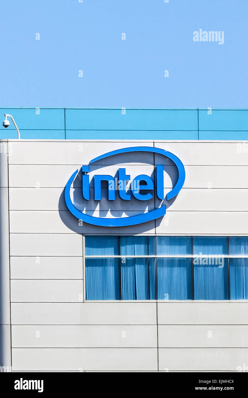 Intel Corporation in Santa Clara Californai Stock Photo - Alamy