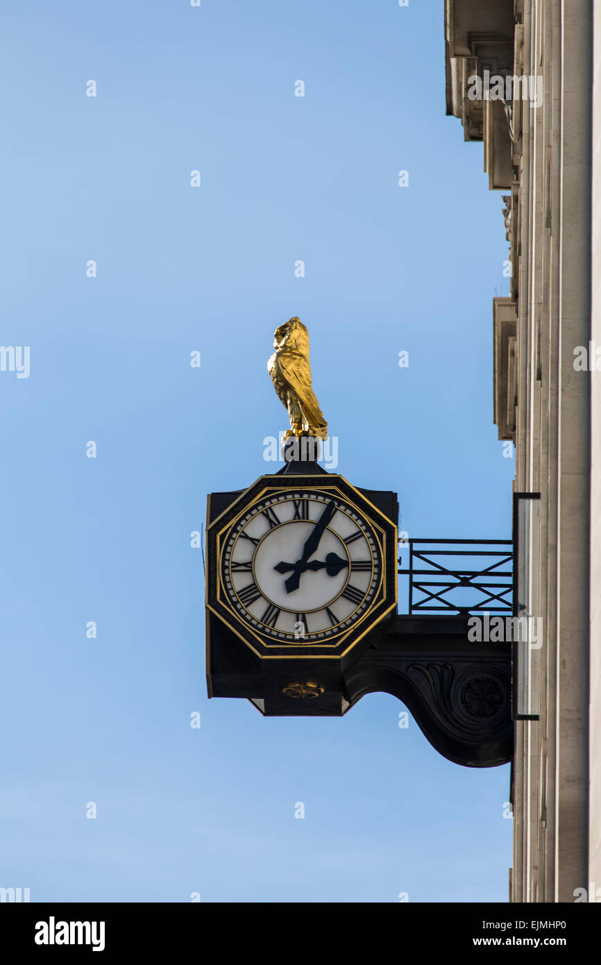 Clock in street in London Stock Photo - Alamy