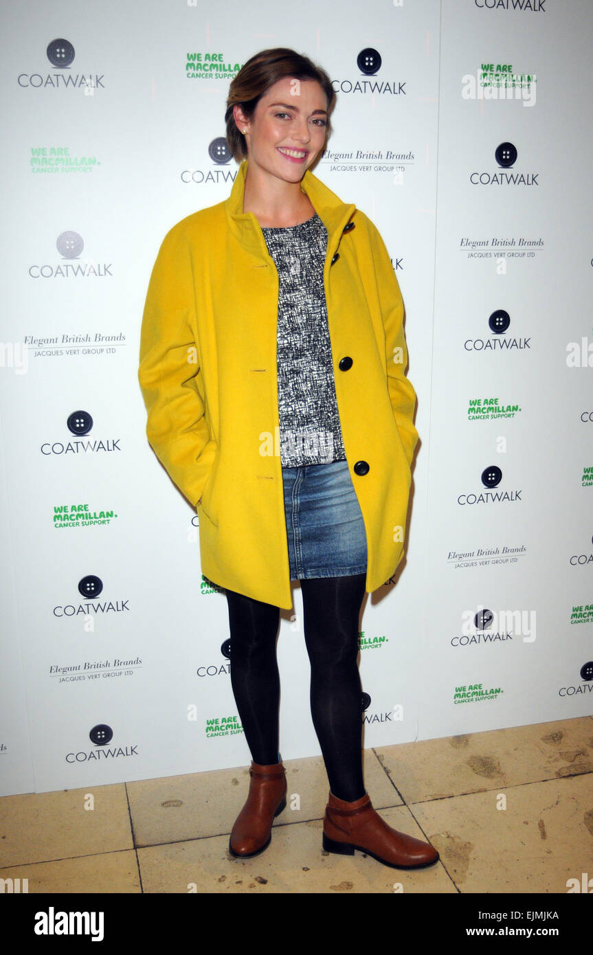 Camilla Rutherford attends Coatwalk hosted by British fashion house ...