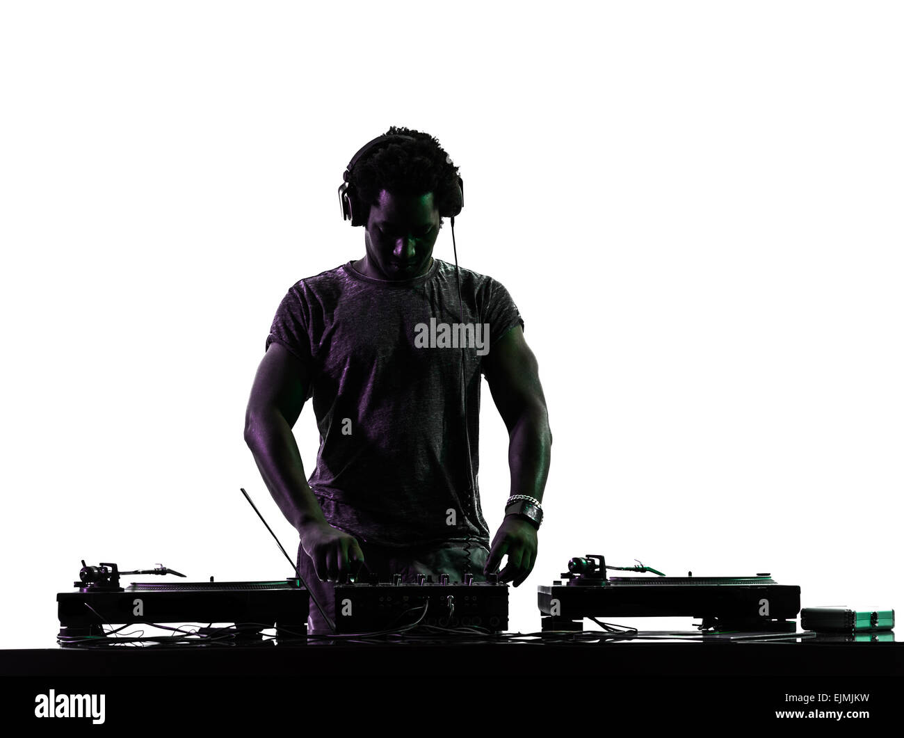 Disc jockey hi-res stock photography and images - Alamy