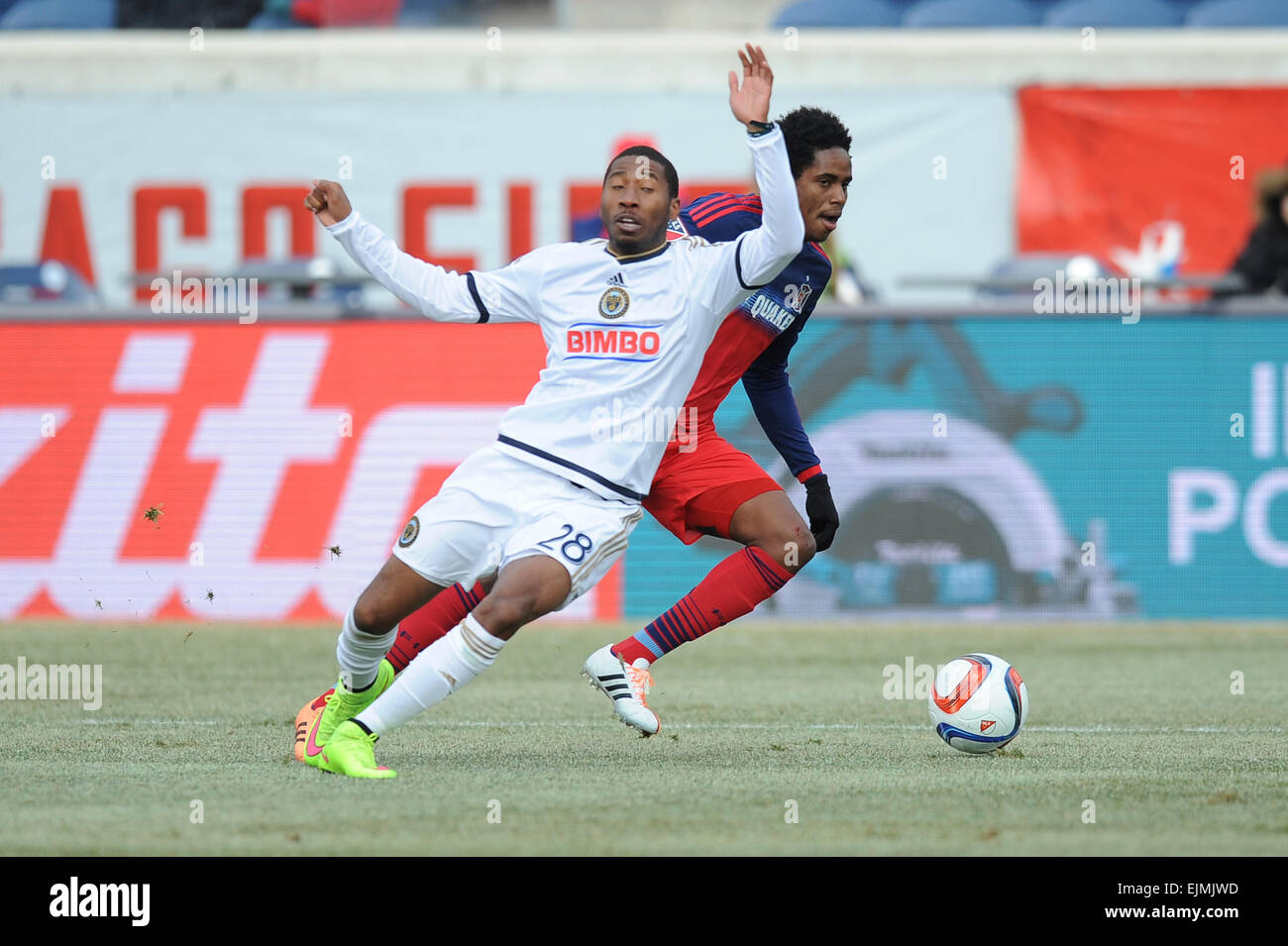 Bridgeview, Illinois, USA. 29th Mar, 2015. Philadelphia Union defender ...