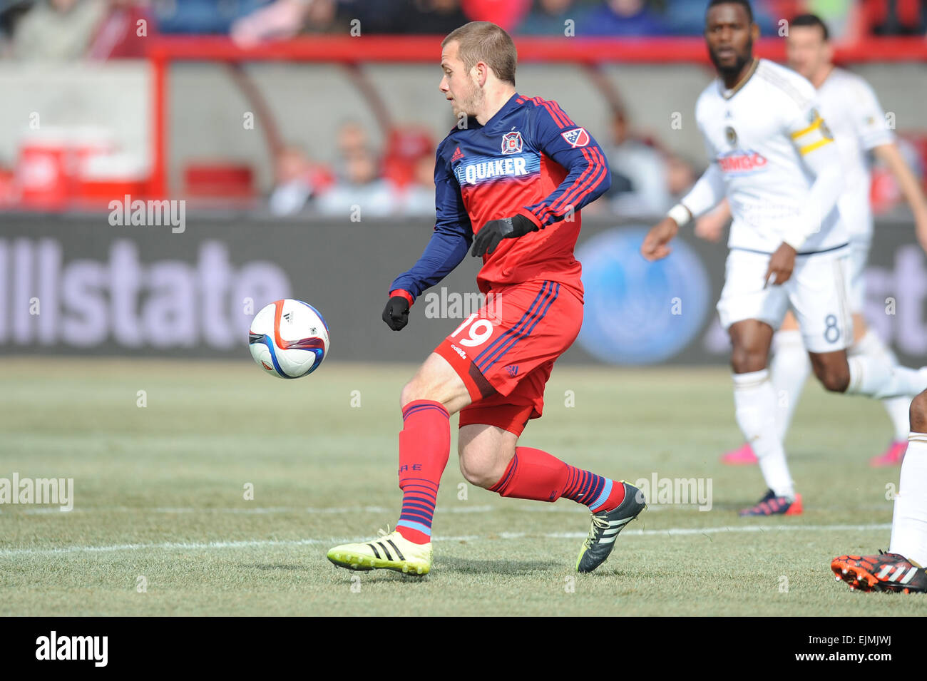 Bridgeview, Illinois, USA. 29th Mar, 2015. Chicago Fire midfielder ...