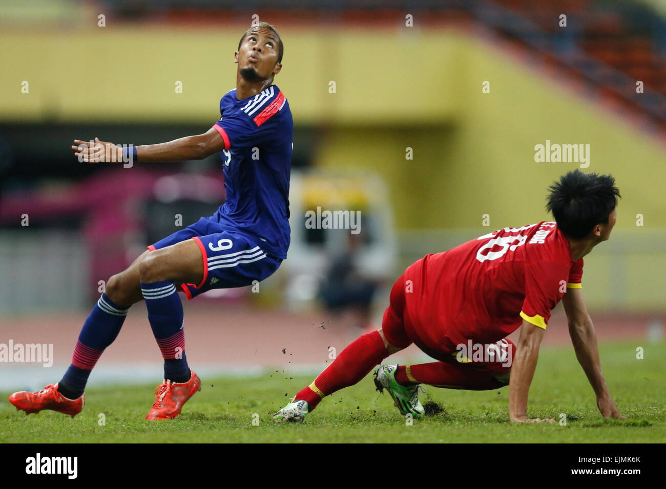 Shah Alam, Malaysia. 29th Mar, 2015. Musashi Suzuki (JPN) Football ...