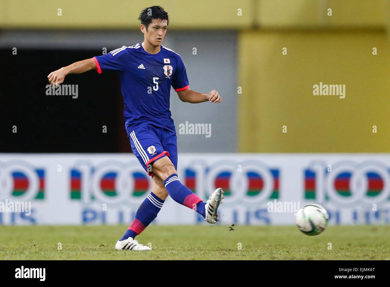 Shah Alam, Malaysia. 29th Mar, 2015. Naomichi Ueda (JPN) Football/Soccer : AFC U-23 Championship ...