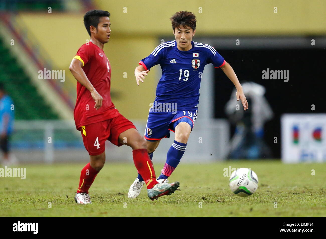 Shah Alam, Malaysia. 29th Mar, 2015. Yuta Toyokawa (JPN) Football ...