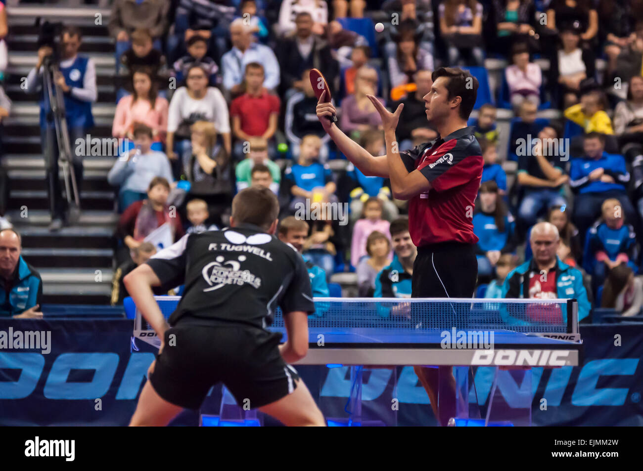 ORENBURG - 10 October: Match League European champions in table tennis ...