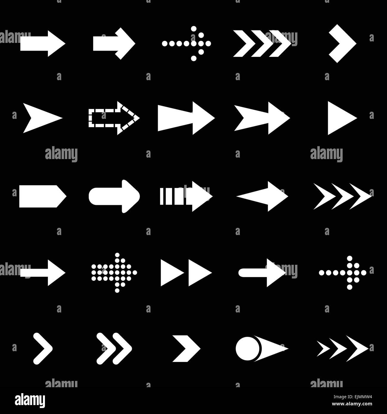 Ui arrow icons hi-res stock photography and images - Alamy