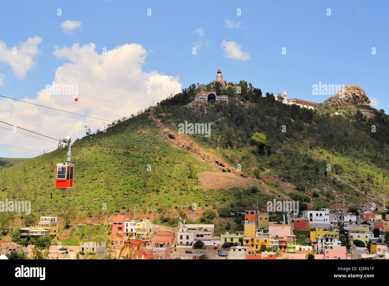 Hill chapel in colonial town Zacatecas, Mexico Stock Photo - Alamy
