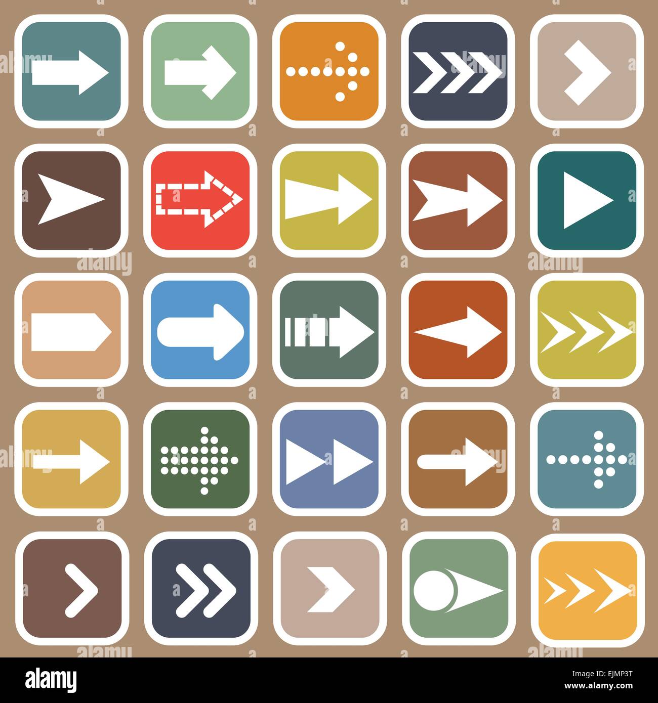 Flat arrow hi-res stock photography and images - Alamy