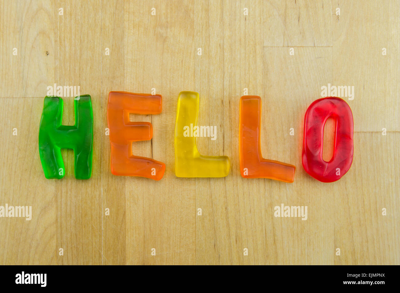 Hello letters hi-res stock photography and images - Alamy