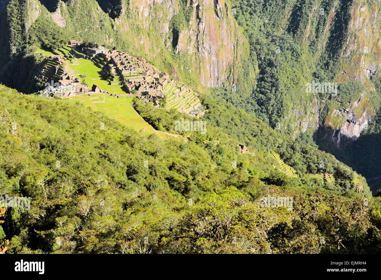 Machu Picchu, lost Inca city in the Andes, Peru Stock Photo - Alamy