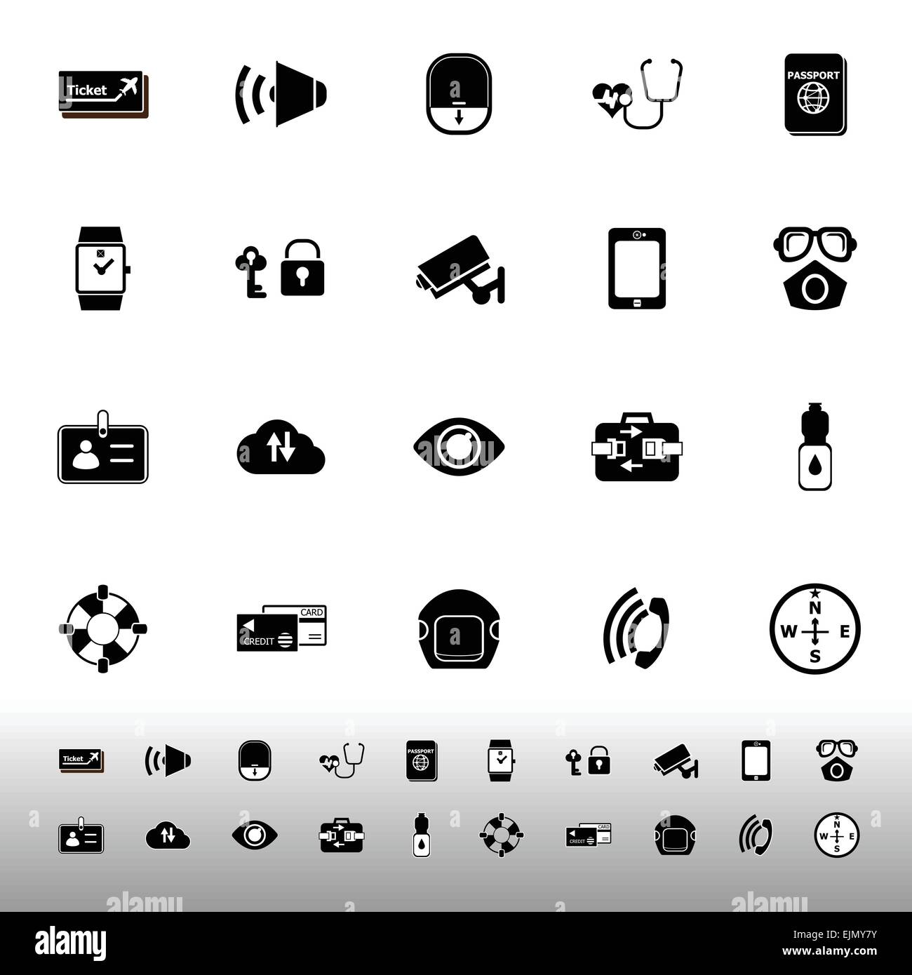 Security stick figure pictogram icon hi-res stock photography and ...