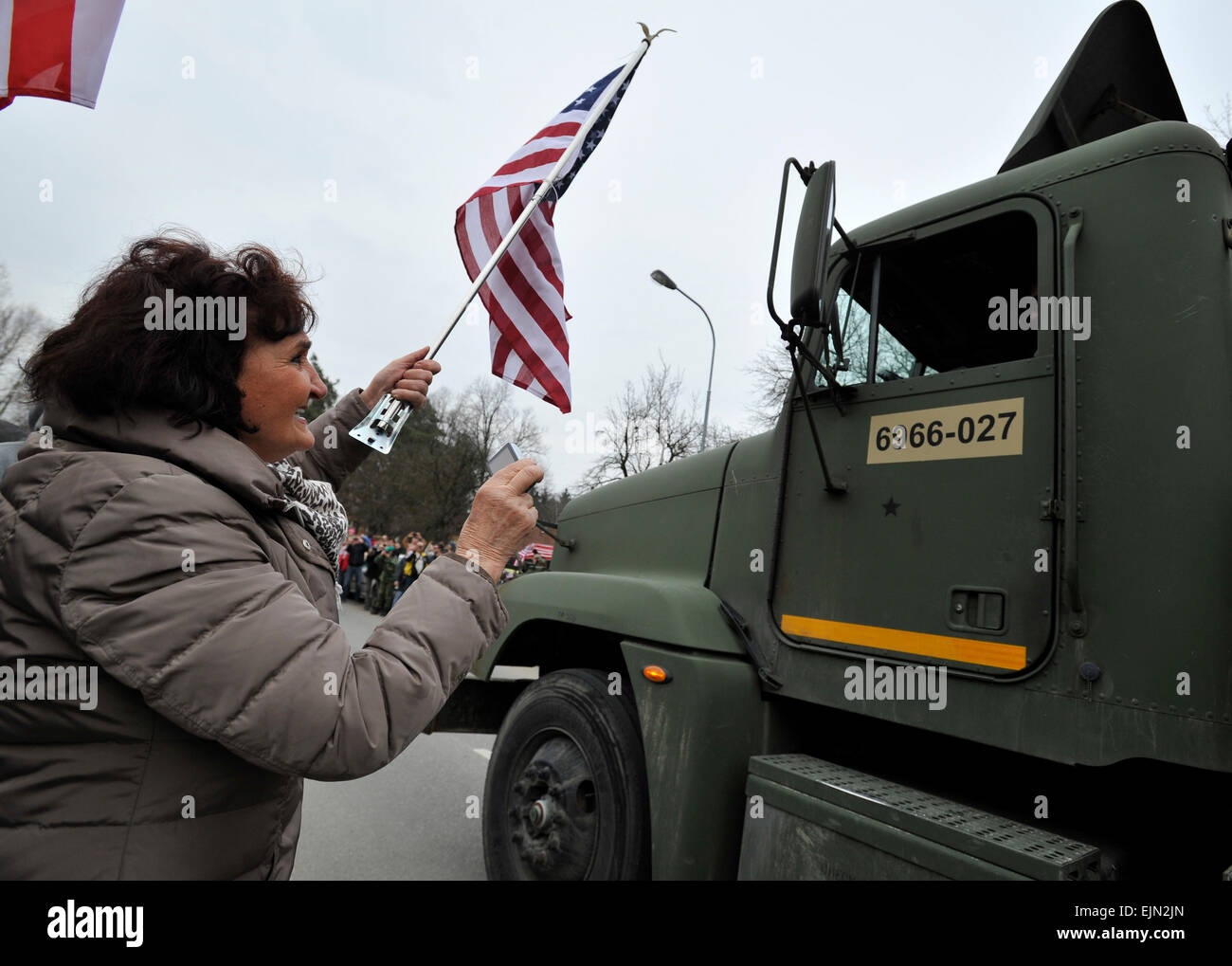 Convoy stryker armored vehicles hi-res stock photography and images - Alamy