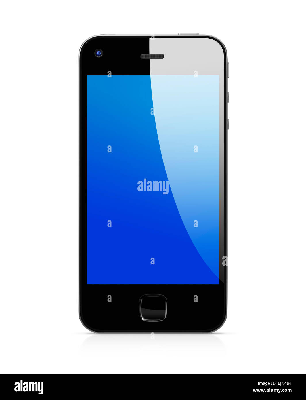 Black Mobile Phone Stock Photo - Alamy