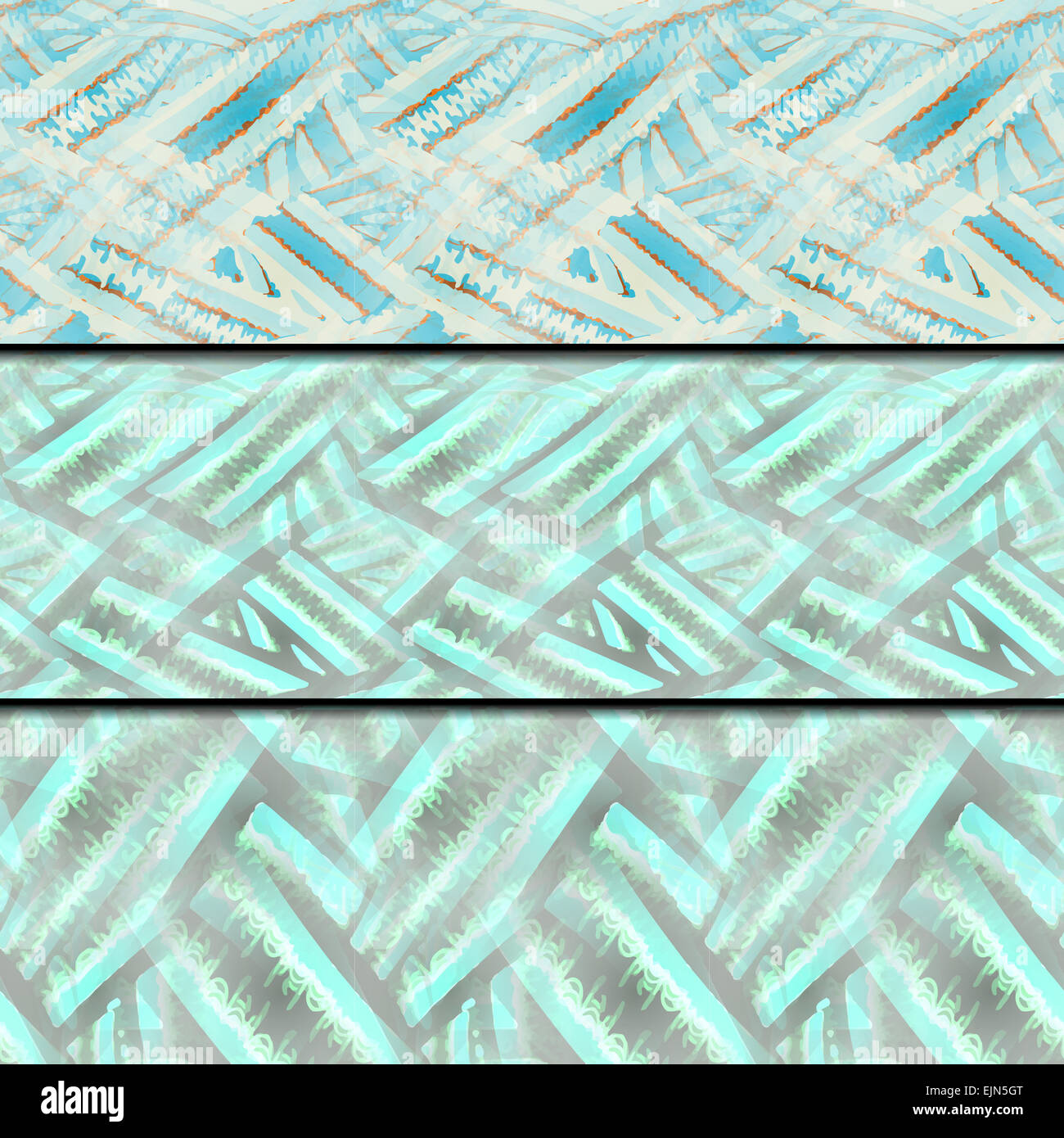 Set of seamless patterns Stock Photo - Alamy