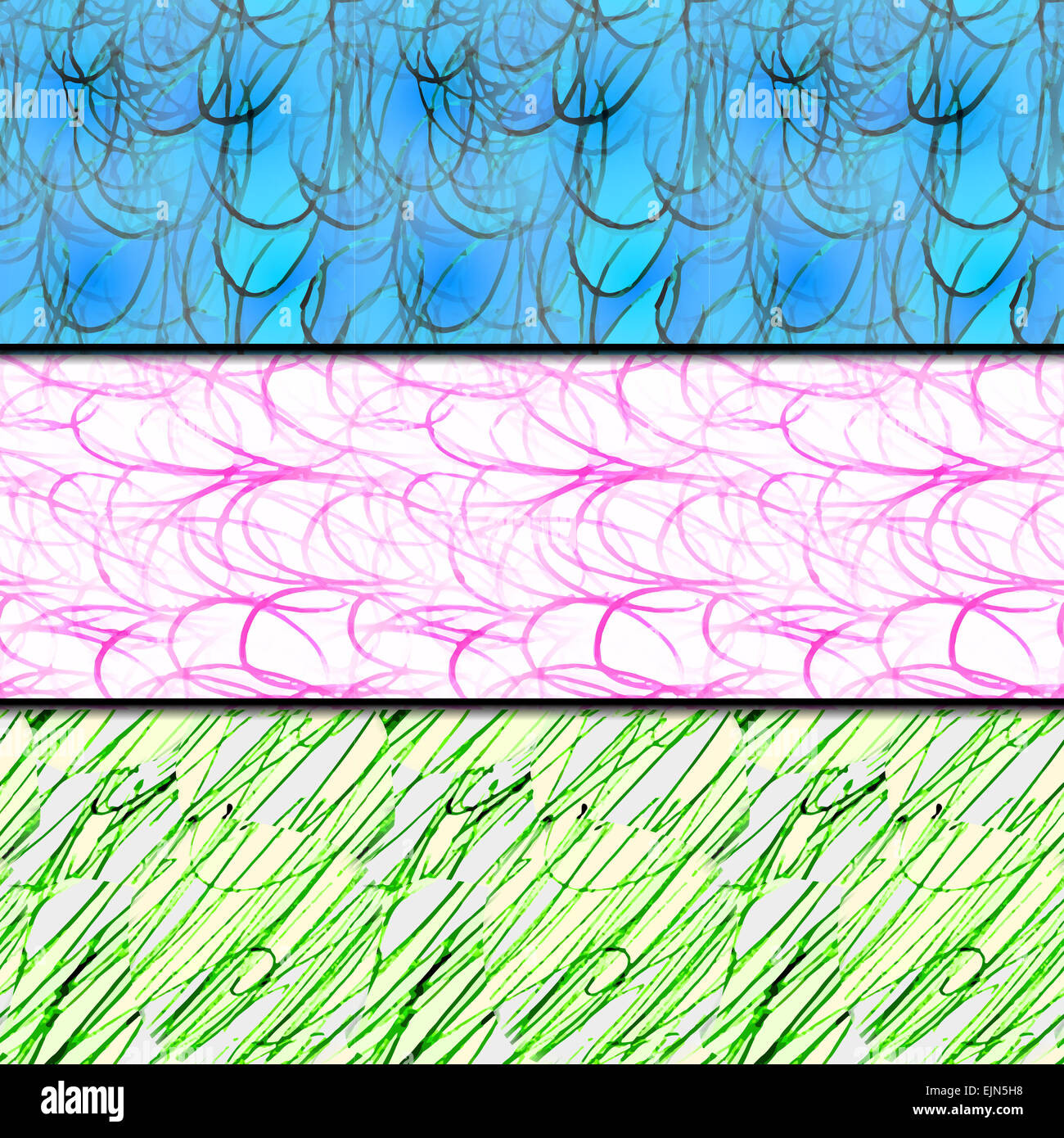 Set of seamless patterns. Background templates for web, print, and ...