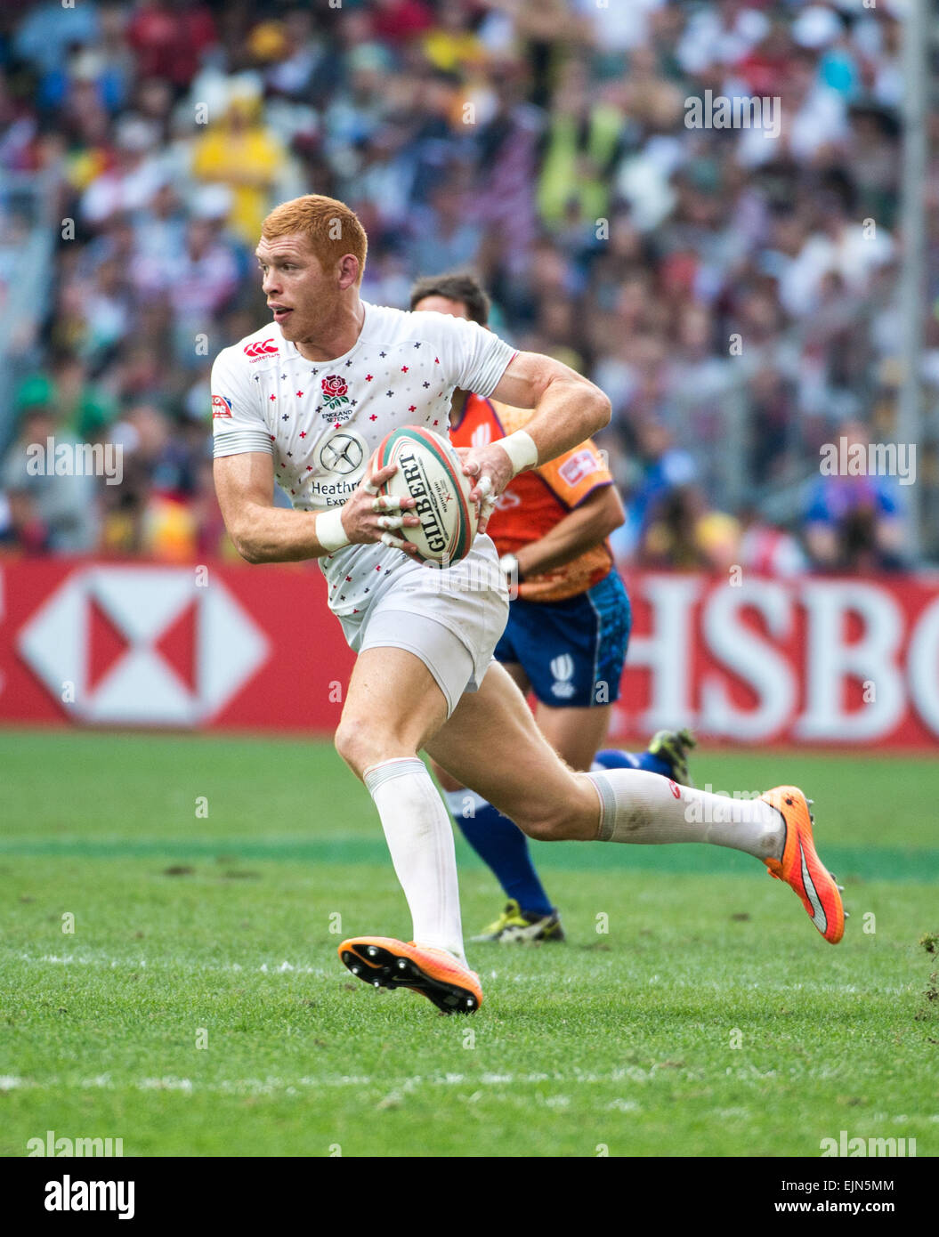 Hong Kong, China. 28th Mar, 2015. James Rodwell of England makes a ...