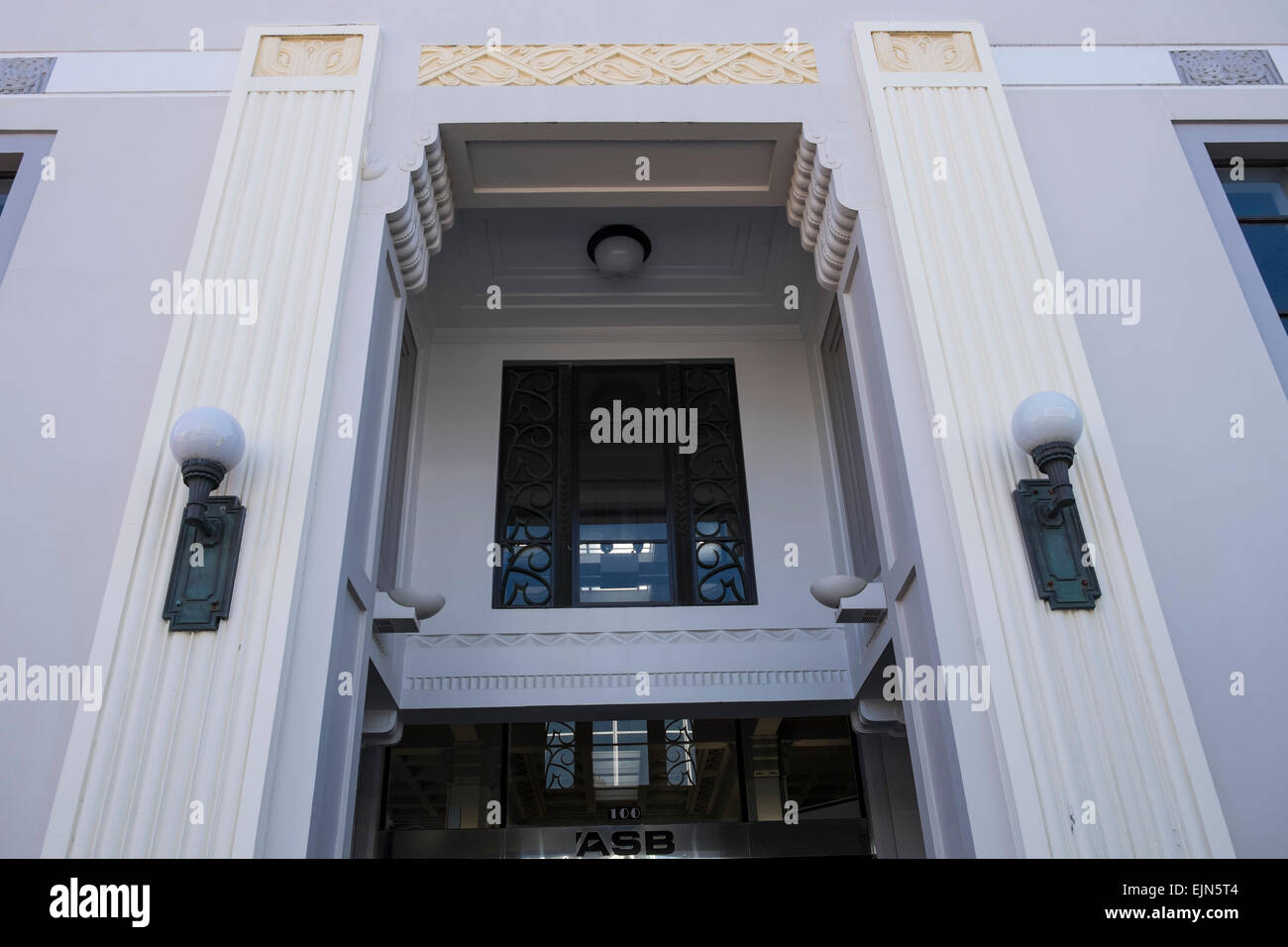 he ASB Bank Buildings designed in 1933 and features a maori motif in ...