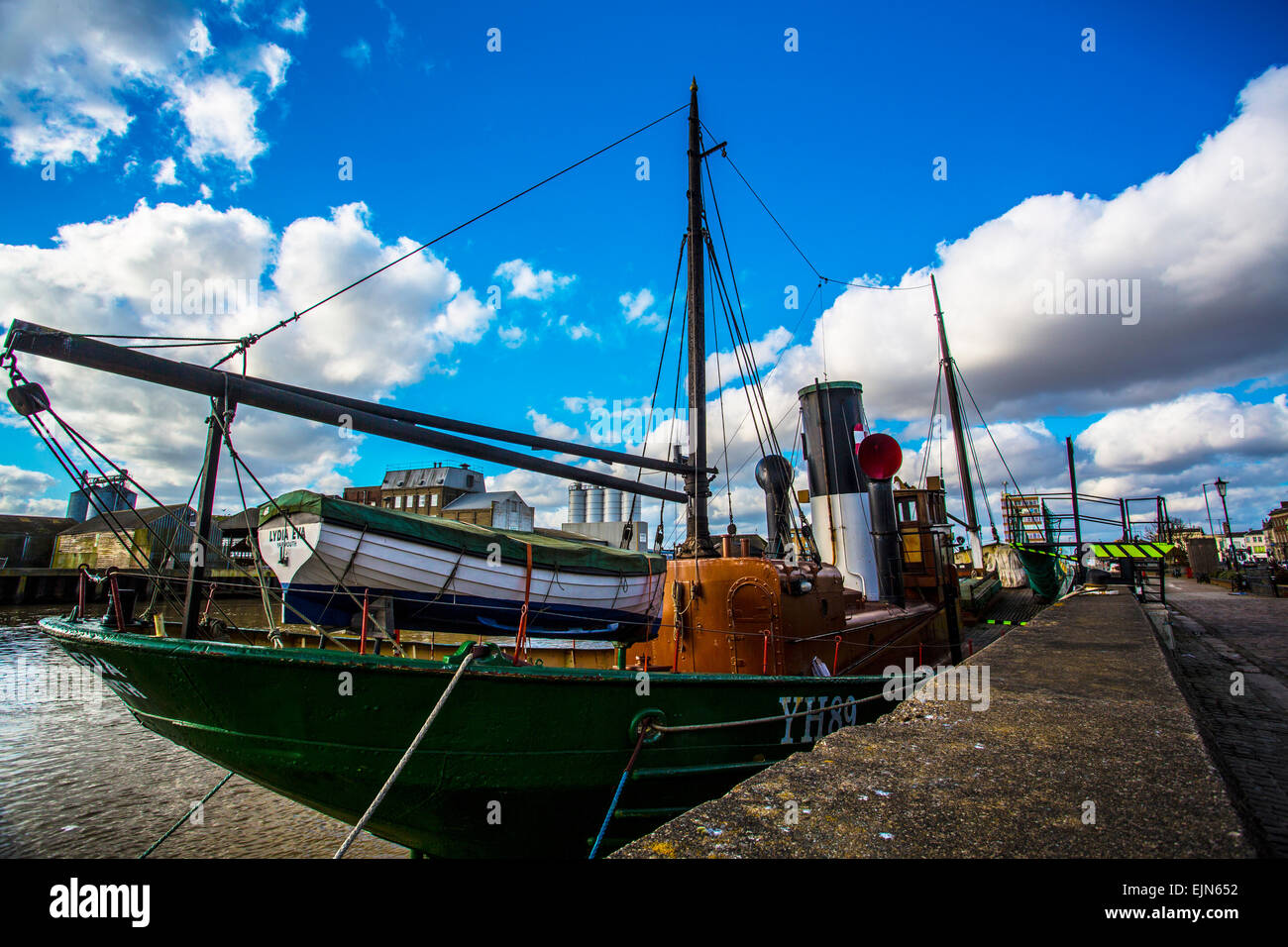 steam trawler Great Yarmouth Stock Photo - Alamy