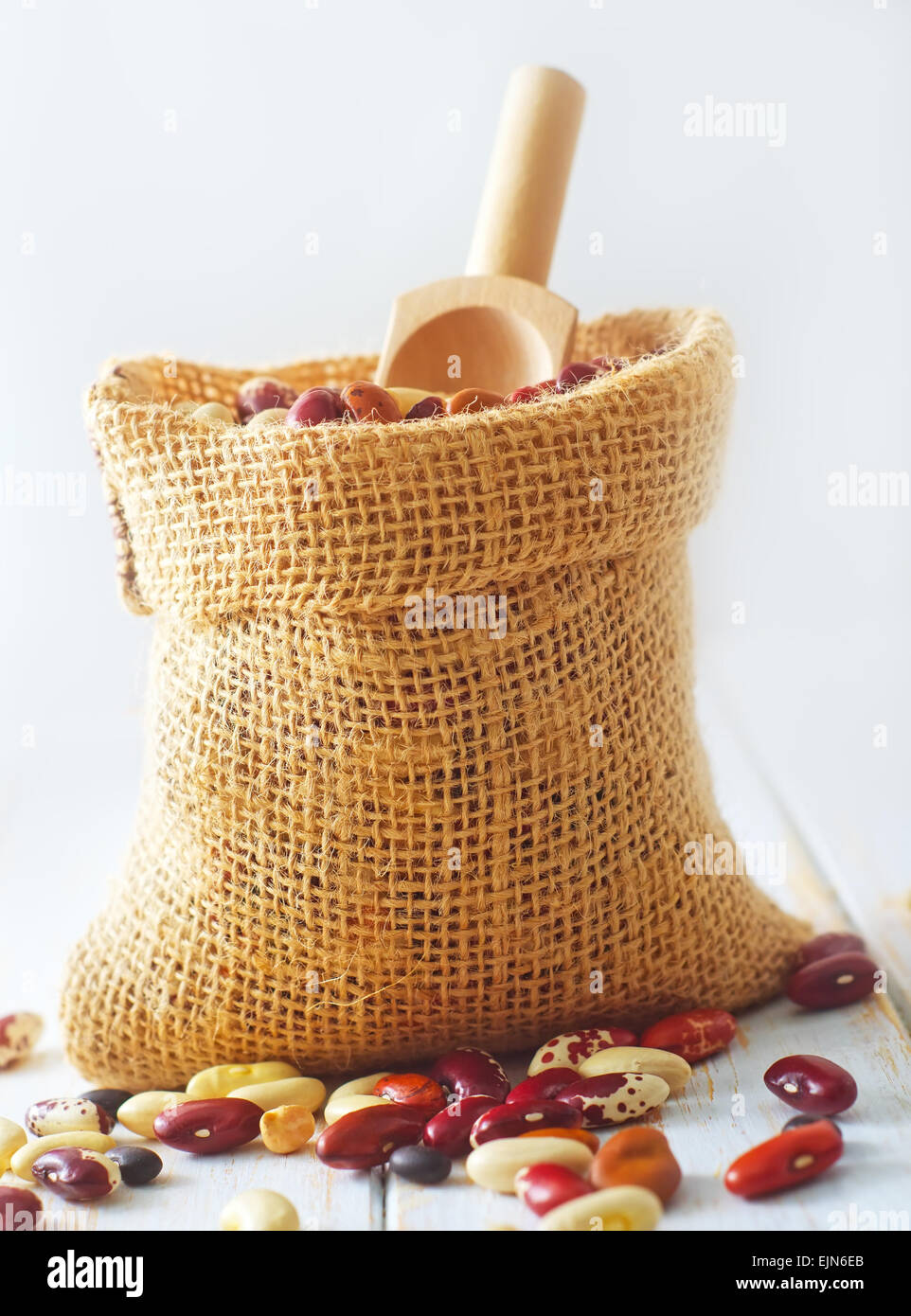 Raw color beans Stock Photo - Alamy