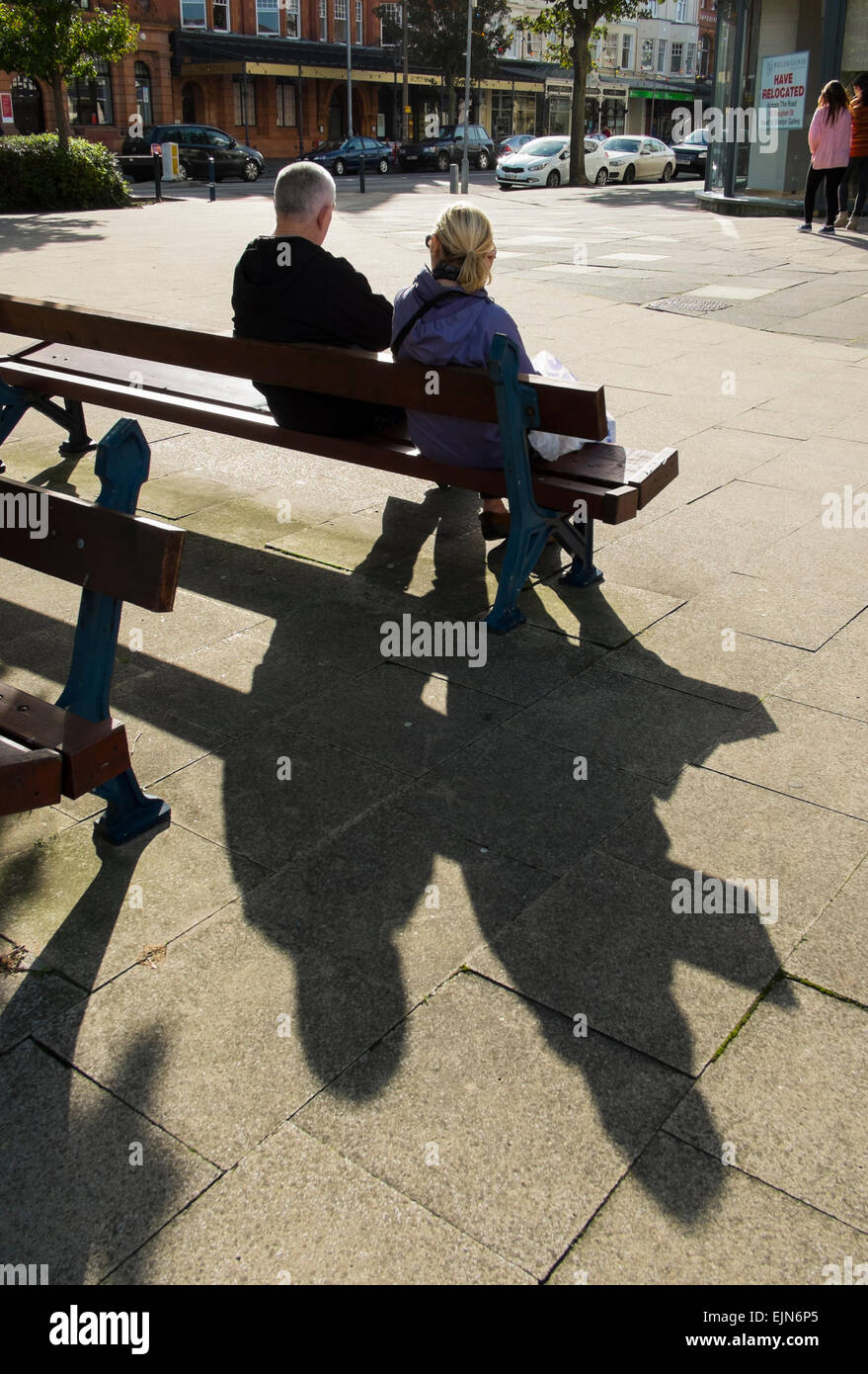 Man seating woman hi-res stock photography and images - Alamy