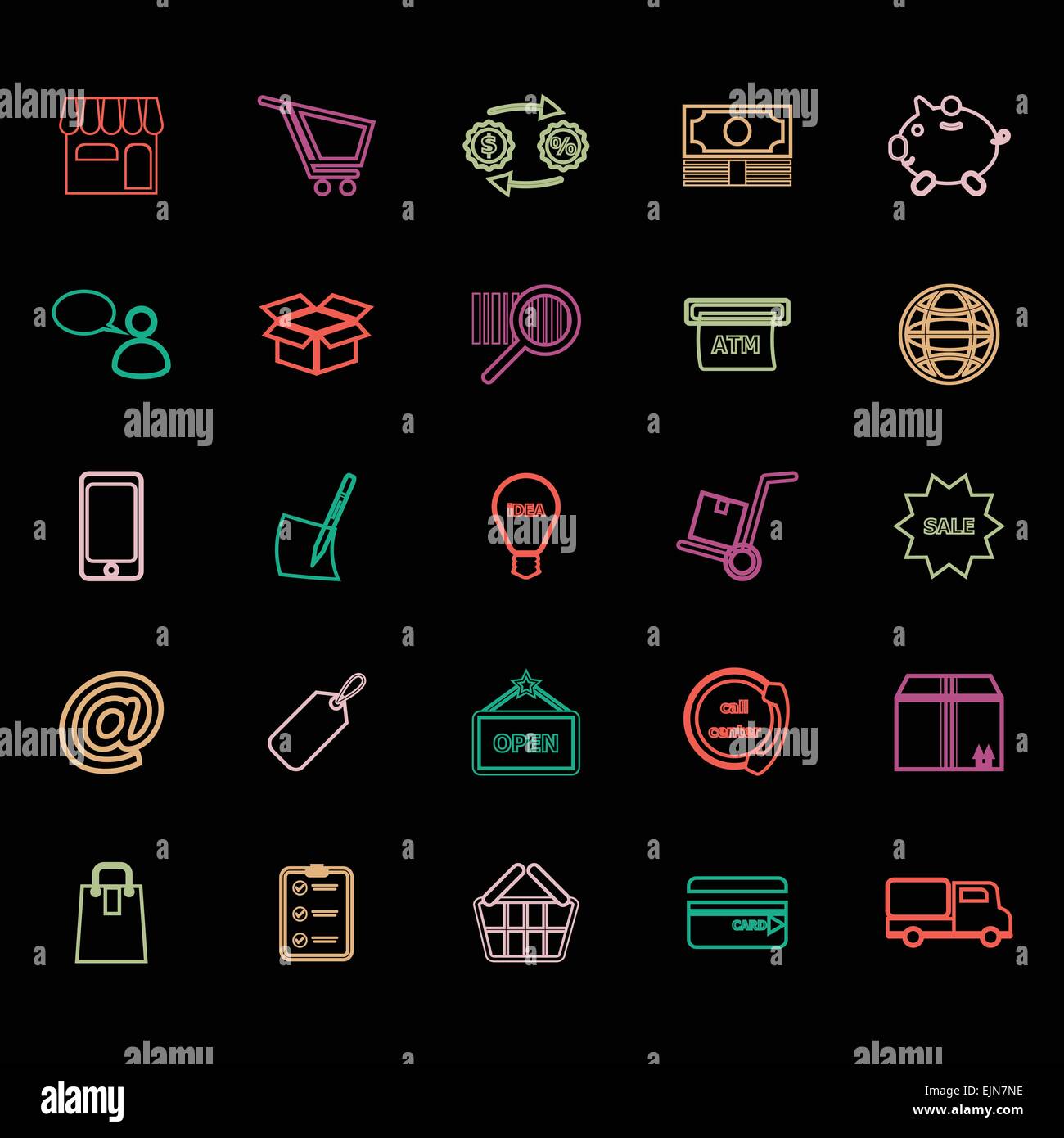 Telephone box stock Stock Vector Images - Alamy