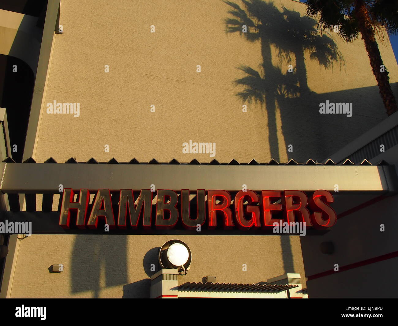 Hamburger sign hi-res stock photography and images - Alamy