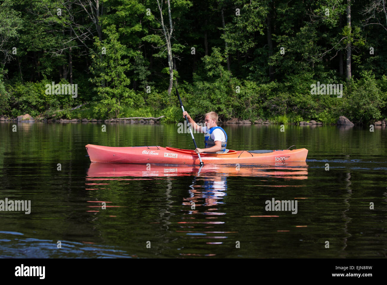 Kayak down kayaking down hi-res stock photography and images - Alamy