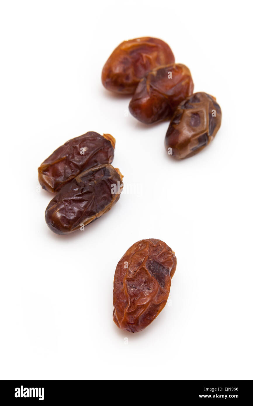 Halawi dates isolated on a white background. Halawi dates originate ...