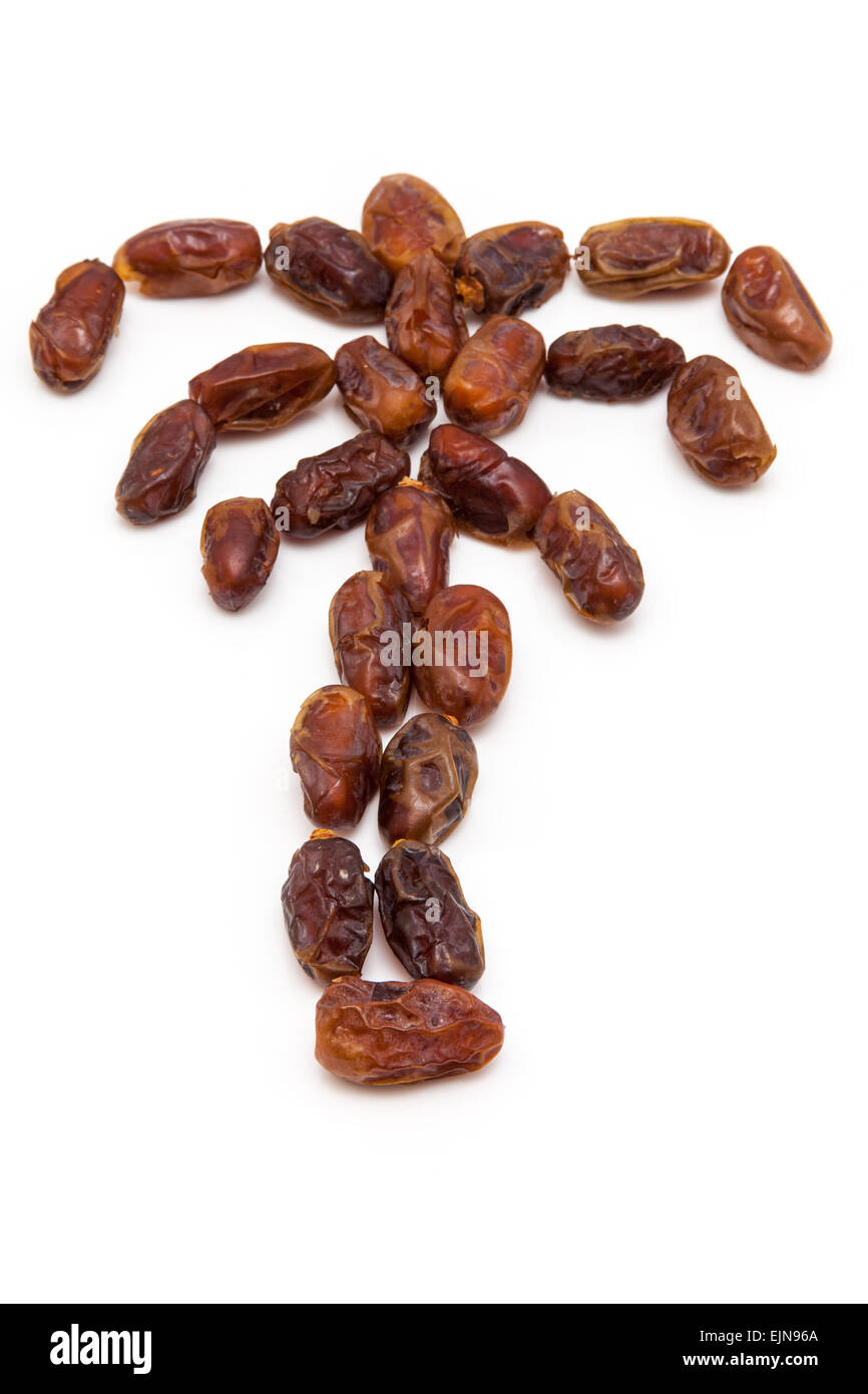 Halawi dates isolated on a white background. Halawi dates originate ...