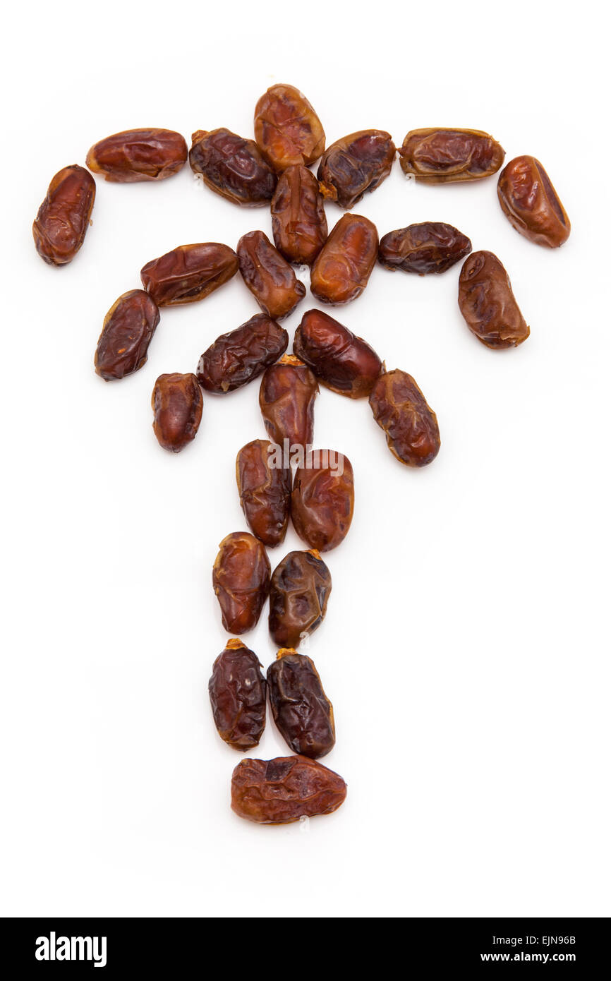 Halawi dates isolated on a white background. Halawi dates originate ...