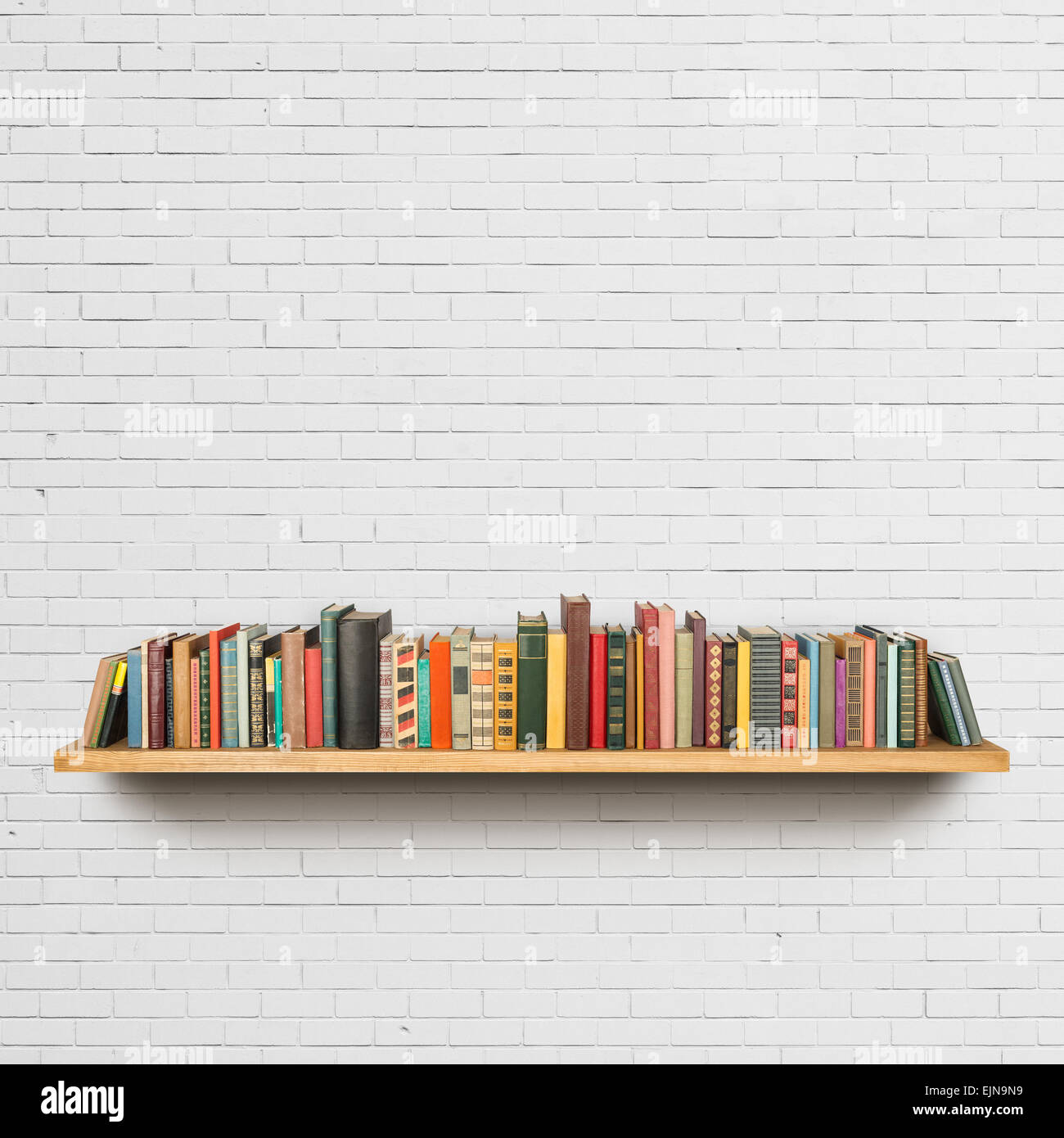 Old books on the shelf Stock Photo - Alamy