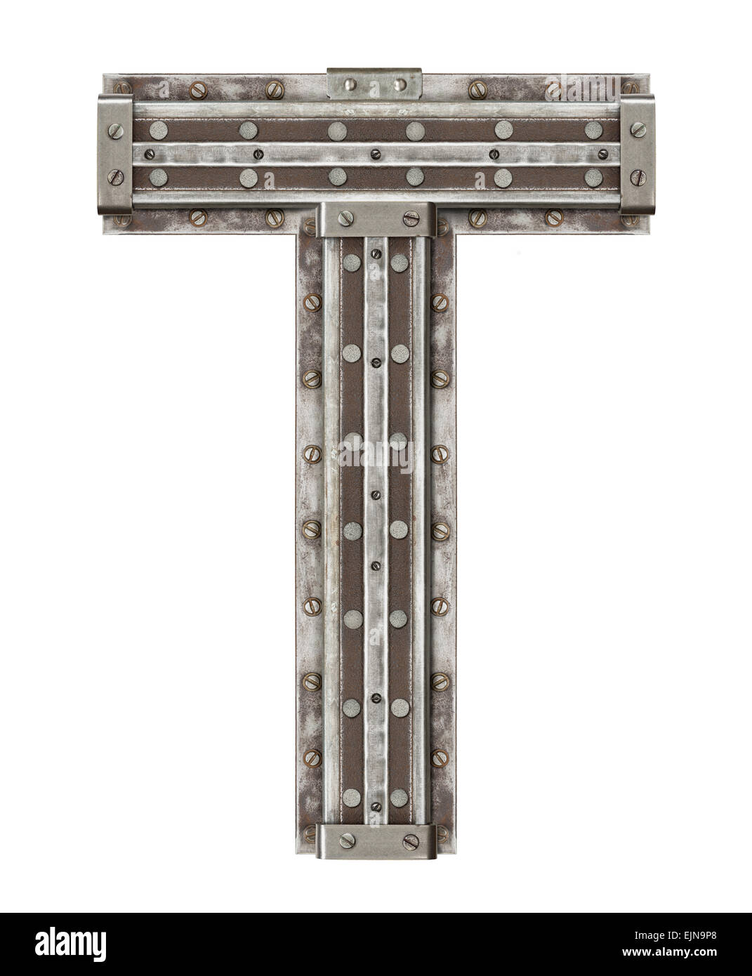 Metal letter t hi-res stock photography and images - Alamy