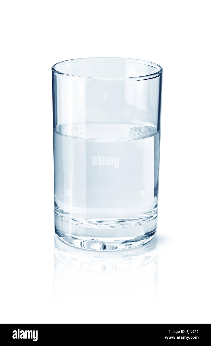 Transparent glass clear water Cut Out Stock Images & Pictures - Alamy