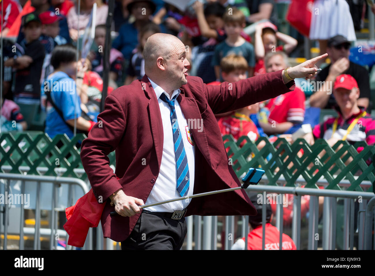 Hong Kong, China. 28th Mar, 2015. Warrior rugby girls in the famous ...