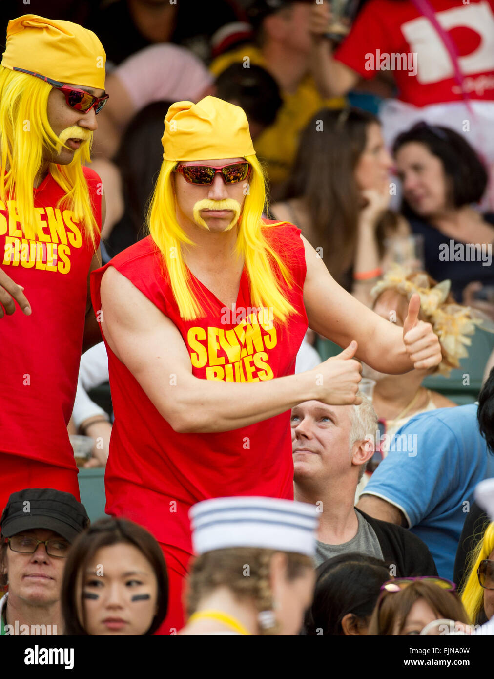 Hong Kong, China. 28th Mar, 2015. "Sevens Rules" Hulk Hogans in the ...
