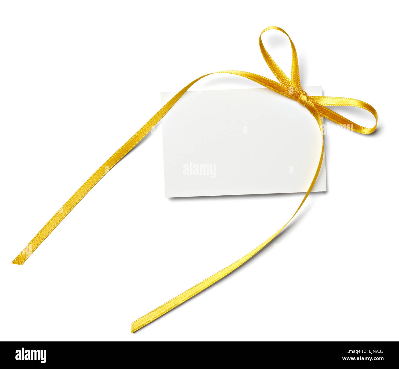 invitation note bow ribbon Stock Photo - Alamy